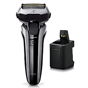 Panasonic ES-LV7H-S [Men's Shaver LAMDASH PRO Linear Motor 5 Blades Fully Automatic Cleaning Charger/Silver with Pouch] AC100-240V Shipped from Japan Released in May 2022