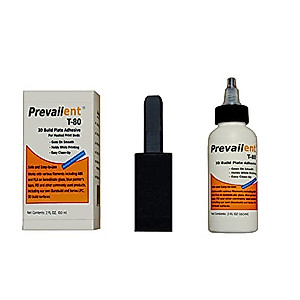 Prevailent T-80, 3D Printer Bed Adhesive Glue - Helps Prevent Warping, Strong Hold and Easy Release with Various Build Plates and Filament Types Including PLA, ABS, TPU, and PETG, 2 fl oz. (60ml)
