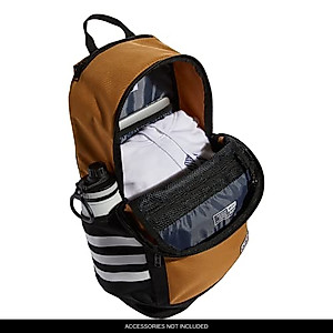 adidas Classic 3S 4 Backpack, Mesa Brown/Black/White, One Size
