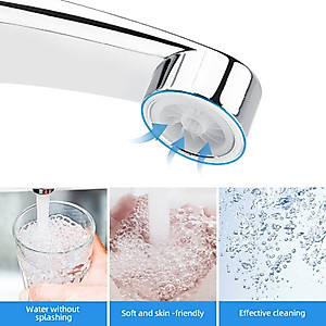 Sink Water Tap, ABS Tail Handle Single Cold Type Water Faucet, Plastic G1/2 Single Hole Single Handle Lavatory Basin Bath Sink Vanity Faucet, Saving Water, for Home Bathroom Kitchen