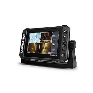 Lowrance Elite FS 7 Fish Finder with Active Imaging 3-in-1 Transducer, Preloaded C-MAP Contour+ Charts