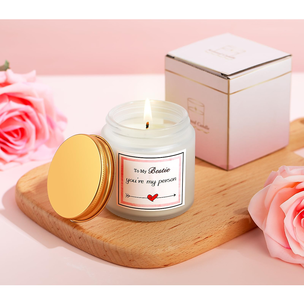 Best Friend Birthday Gifts for Women, Gifts for Best Friend Woman Unique Friendship Gifts for Women Bestie Gifts Birthday Gift Basket for Friends Female Soul Sister BFF