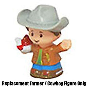 Replacement Part for Fisher-Price Little People Caring for Animals Farm - DWC31 and CHJ51 ~ Replacement Farmer/Cowboy Figure