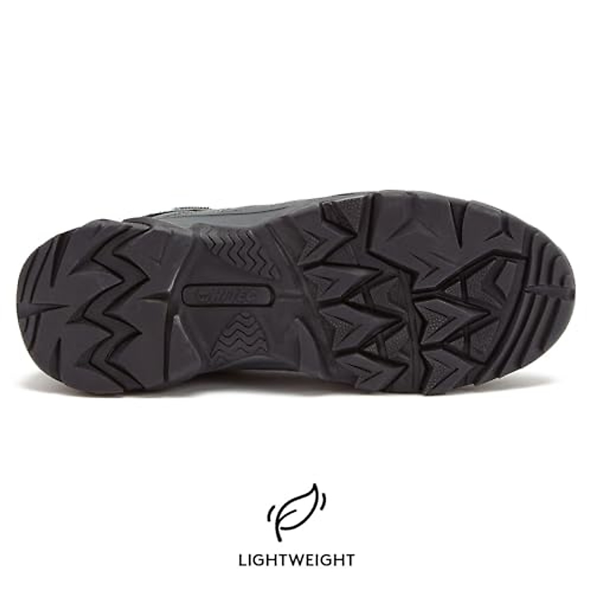 HI-TEC Ravus WP Low Waterproof Hiking Shoes for Men, Lightweight Breathable Outdoor Trekking and Trail Shoes - Dark Grey, 13 Medium