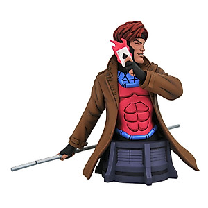 DIAMOND SELECT TOYS Marvel Animated X-Men: Gambit Bust, 6 inches