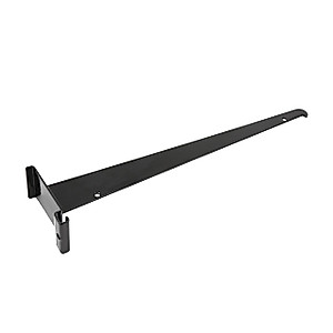 14 inch Black Metal Shelf Brackets for Wire Grid - Pack of 10