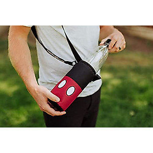 ONIVA - a Picnic Time brand Disney Classic Mouse-Bottle Cooler (Mickey Shorts), 3.5 x 3.5 x 8.25, Black