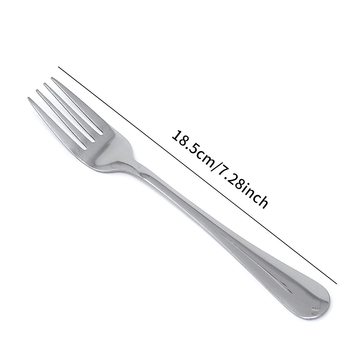 Honbay 4-Piece 18.5cm/7.28inch Stainless Steel Dinner Forks Salad Forks Dessert Forks for Home, Restaurant, Office, School and More