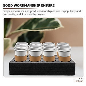 2pcs Milk Tea Drink Cup Holder Sodas Drinks Drink Packaging Tray Coffee Cup Carrier Take Out Cup Holder Disposable Drinkware Coffee Cup Tray Commercial Tea Milk Pearl re-usable