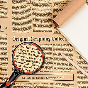 1PCS Premium 10X Magnifying Glass, Eye Candy Magnifiers for Kids & Seniors Reading for Close Work, 50mm Shatterproof Magnify Glasses with Non-Slip Soft Rubber Handheld for Elderly Read Insect Nature