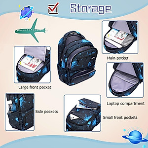 ETAISHOW Boys Girls Rolling Backpack with Wheels Geometric Kids Roller School Bag Wheeled Bookbag for Women Purple