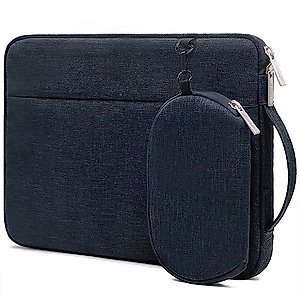Aucase 13-13.3 Inch Laptop Sleeve with Handle, Water Repellent and Shock Resistant Soft Padded Case with Pocket and Accessories Pouch, Compatible with MacBook Pro Air 13, Surface Laptop 13, Chromebook