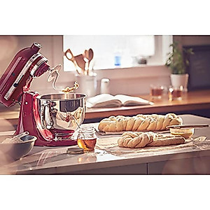 KitchenAid KSM150PSER Artisan Tilt-Head Stand Mixer with Pouring Shield, 5-Quart, Empire Red
