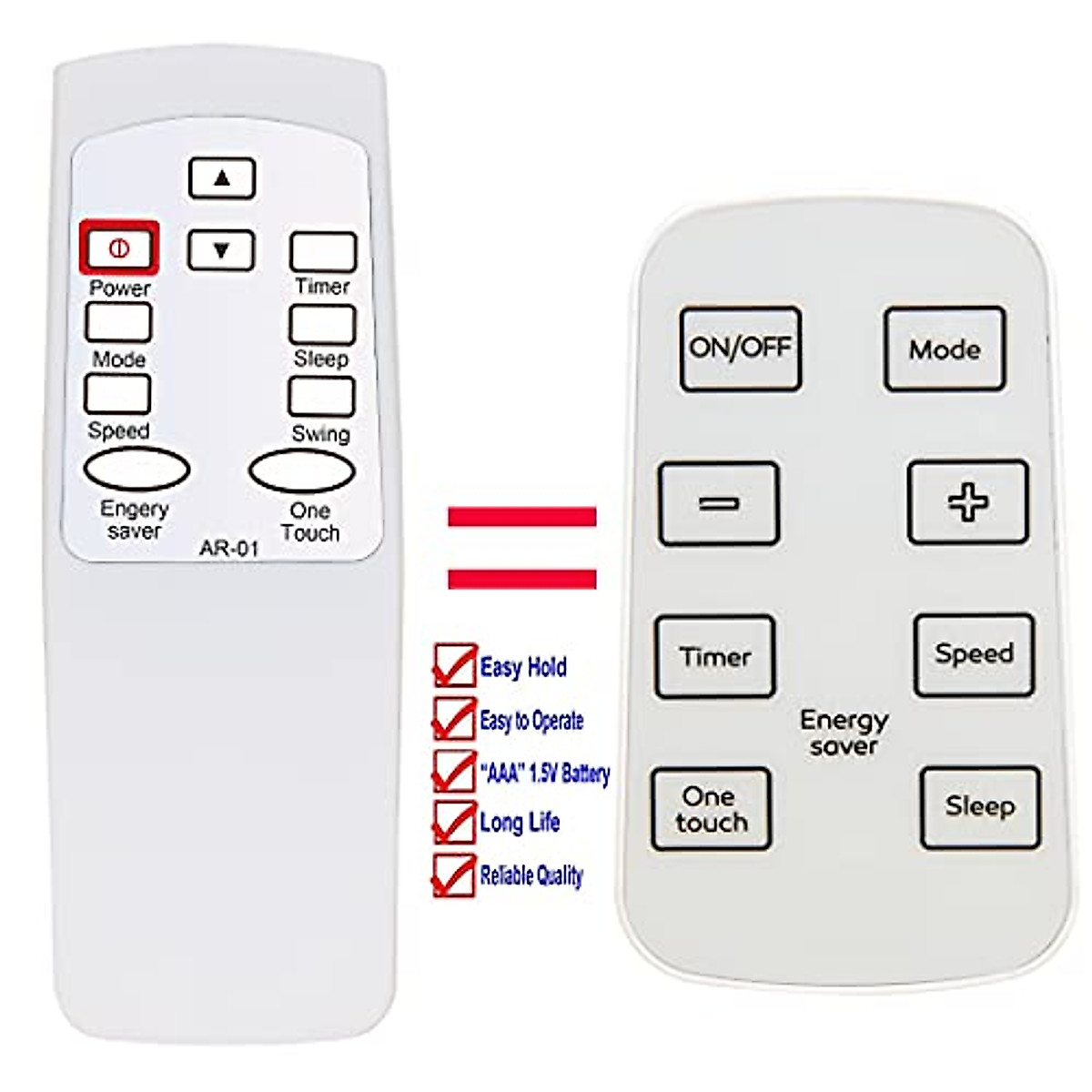 Replacement Remote Control RG15B1/E for Arctic King AC Air Conditioner Remote Control WWK05CR01N WWK05CR91N WWK06CR01N WWK06CR91N WWK08CR91N WWK08CW01N WWK10CR91N WWK12CR91N WWK18CR92N WWK25CR92N
