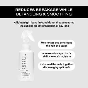 Peter Coppola a-Keratin Best Friend Spray - Leave In Conditioner Spray For Dry Damaged Hair Reduces Breakage While It Detangles, Smooths & Repairs Split Ends. Infused With Argan Oil & Aloe (5 oz)