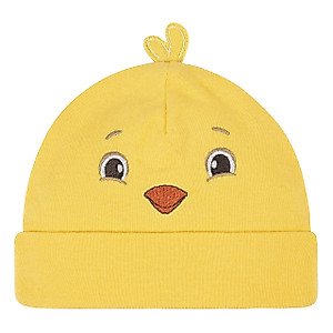 Canticos Unisex-Baby boys 3-piece Take-me-home Shirt, Footed Pant, Cap and Toddler Layette Set, Grey, Newborn US