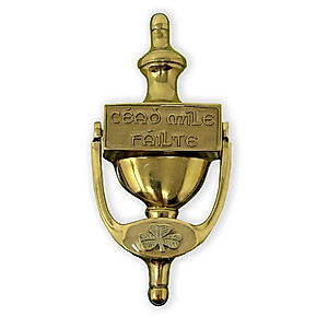Exclusively Irish Cead Mile Failte - Shamrock Door Knocker