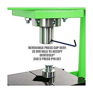 OEMTOOLS 25088 Hydraulic 10 Ton Benchtop Press with Double Speed Pump, Hydraulic Press, Small Shop Press, Wheel Bearing Press, Press Hydraulic