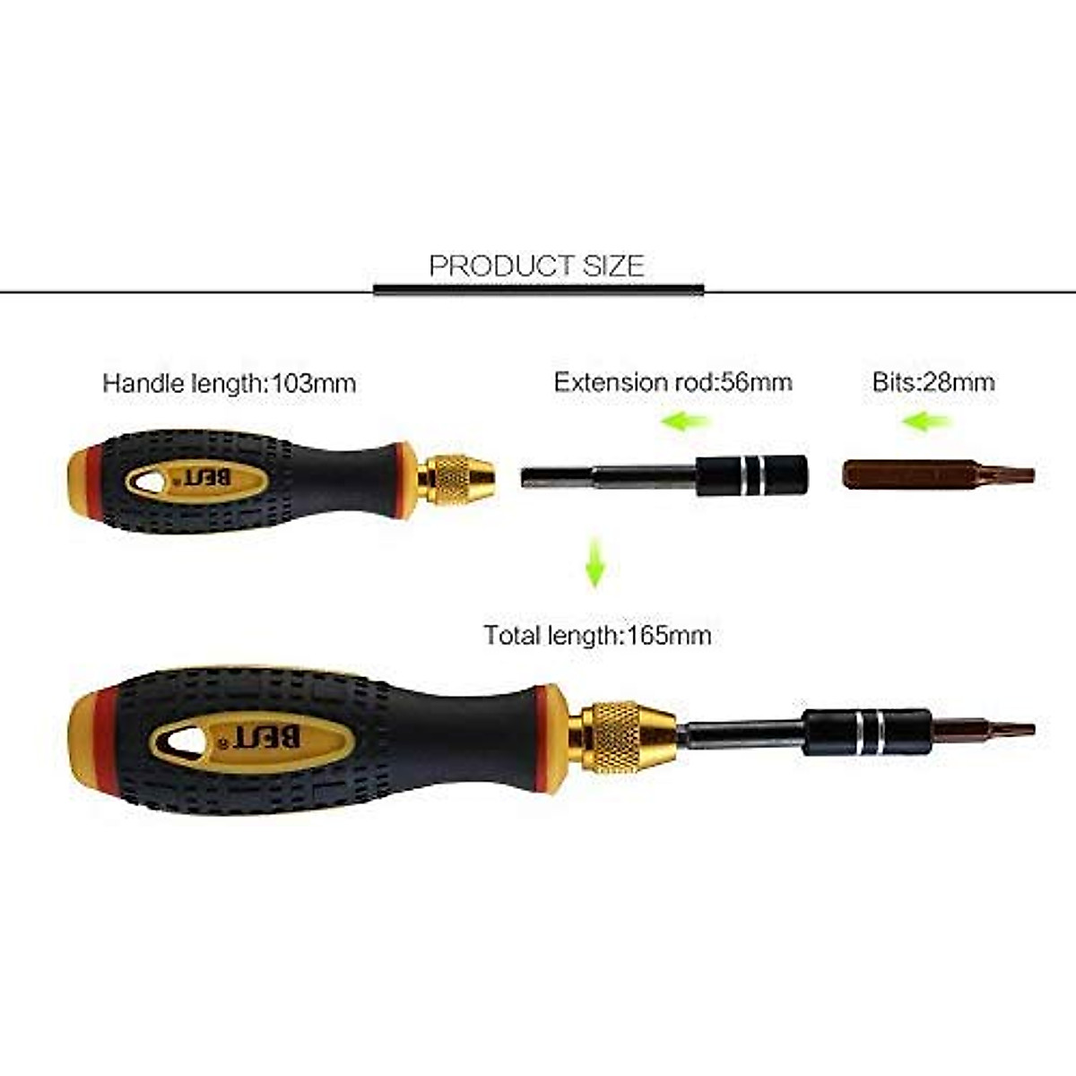 BST-888B Strong Magnetic Precision Screwdriver Set for Computer Laptop Repairing-LEAN ON US