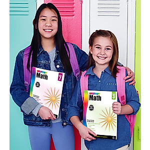 Spectrum 7th Grade Math Workbooks, Ages 12 to 13, 7th Grade Math, Algebra, Probability, Statistics, Ratios, Positive and Negative Integers, and Geometry Workbook - 160 Pages (Volume 8)