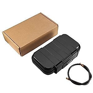 AMIR Portable Safe Box, Combination Security Case LockBox with Code, Waterproof Anti-Theft Mini Travel Safe Box with Removable Chain, Portable Lock Box for Home,Office