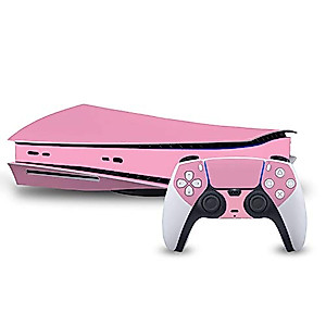 SOFT PINK Vinyl Decal Mod Skin Kit by System Skins - Compatible with PlayStation 5 Console (PS5)