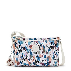 Kipling Mikaela Printed Crossbody Bag Dab Dab Grey