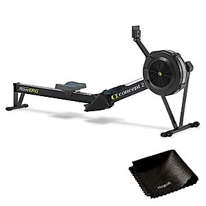 Concept2 Model D Upgraded New Rowing Machine Indoor Rowing Machine for Exercise Control Your Workout Intensity with PM5 Performance Monitor and Bundled with HogoR Cleaning Cloth