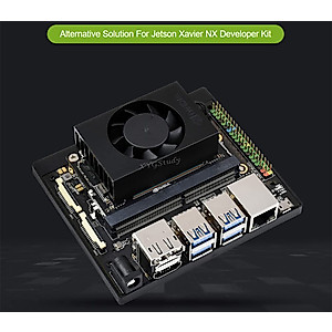 Alternative Solution for Jetson Xavier NX Developer Kit Directly Insert into Jetson Xavier NX Module Carrier Board Only @XYGStudy (Jetson-IO-Base-B)