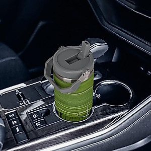 WITHSBKK 30oz Car Cup Football Goal Post Sports Area Printed with Portable, Stainless Steel Travel Mug, Vacuum Insulated Tumbler And Straw, Leakproof for Car & Outdoor, UV Printed Design