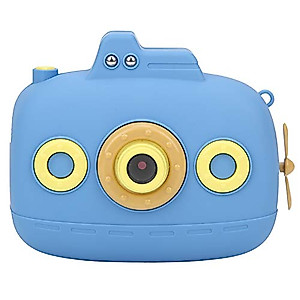 Jiawu Kids Camera, Video Camera Mini Front/Rear Dual Shot Digital 2.4inch Electronic Gift HD for Taking Photos for Recording Videos(Blue)