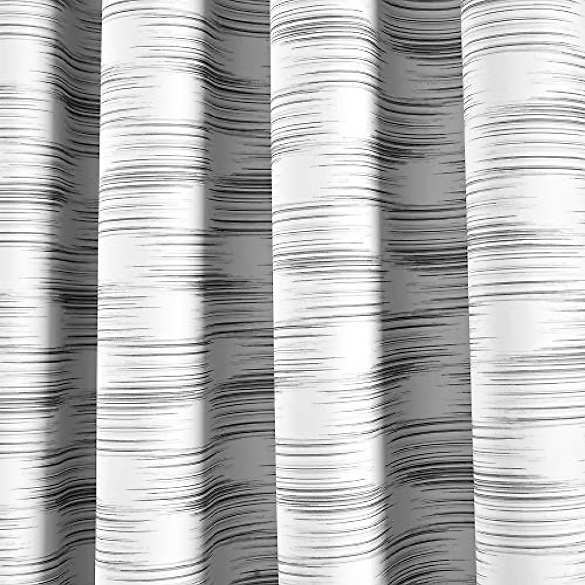 Lush Decor Baby Jungle Adventure Geo Blackout Window Curtain Single Panel, Gray