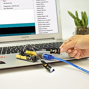 KEYESTUDIO 37 in 1 Sensor Kit 37 Sensors Modules Starter Kit for Arduino Mega R3 2560 Raspberry Pi Programming, Electronics Components STEM Education Set for Teens Adults + Tutorial