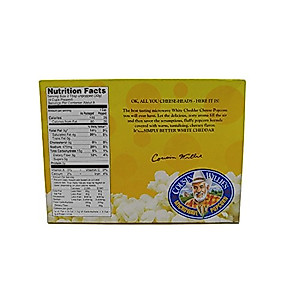 Cousin Willie's Simply Better White Cheddar Microwave Popcorn (3 Boxes)