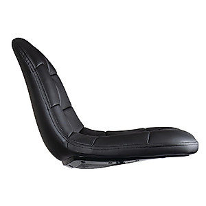 Performance Tool W85031 Pneumatic High Back Adjustable Swivel Bar Stool with Back Support for Home, Bar, and Shop, Black, 26-32 inches High