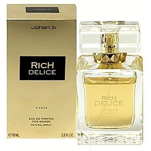 Johan B. Rich Delice for Women Eau De Parfum Spray, 2.8 Ounce