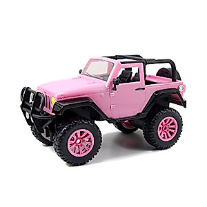 Jada Toys GIRLMAZING Jeep R/C Vehicle (1:16 Scale), Pink, Standard