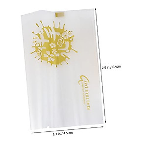 YARNOW 100 Sets Moon Cake Packaging Bag Plastic Bread Box Cookie Container Clear Tray Hot Seal Cookie Bag Tray Mini Cake Dome Clear Plastic Cupcake Boxes Egg-yolk Puff Box Packing Box Set