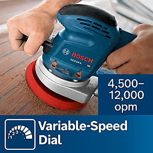 BOSCH GEX33-6N 6 In. Multi-Hole Random Orbit Sander/Polisher