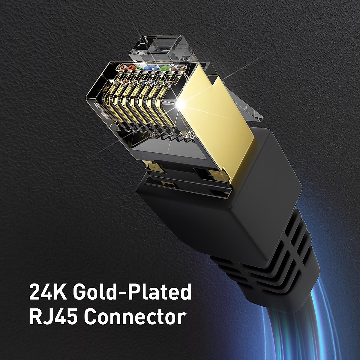 Cat 7 Ethernet Cable 100 ft, Long Ethernet Cable 200Ft 300Ft 400Ft For Outdoor&Indoor, Buried-able Cat7 Ethernet Cable With 10 Gigabit 600MHz (SFTP) with OFC, for Router, Modem, PC, Gaming, PS5, Xbox