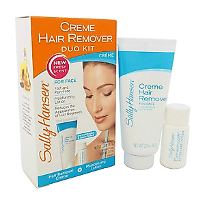 Sally Hansen Creme Hair Remover Kit for Face, Lip and Chin (Case of 6)