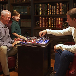 As Seen On TV Collector's Edition 2020 Battle for The White House Chess Set Board Game by BulbHead - Chess Pieces Look Just Like Politicians & Patriotic Chess Board Democrats Vs. Republicans