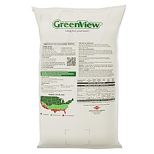 GreenView Pure Grass Seed Sunny Mixture, 20 lb. Bag – Covers up to 10,000 sq. ft.