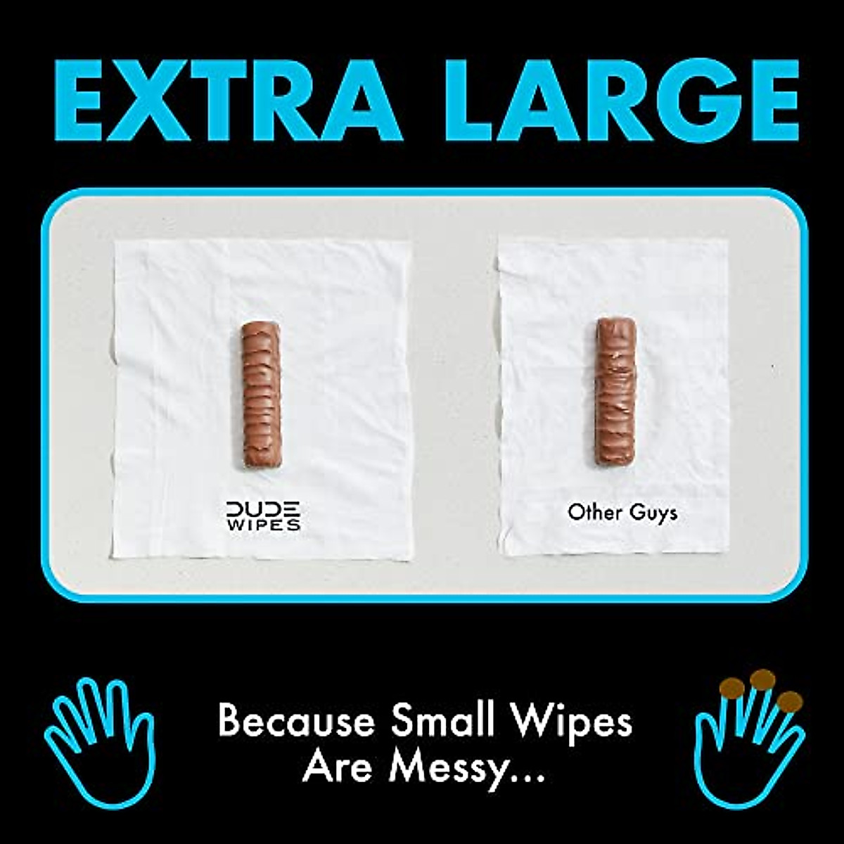 DUDE Wipes Flushable Wipes - 3 Pack, 144 Wipes - Unscented Wet Wipes with Vitamin-E & Aloe for at-Home Use - Septic and Sewer Safe