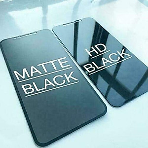 for iPhone 12 Pro MAX 11 Pro Max Ceramic Privacy Soft Film,Privacy Full Covered Soft Anti Spy Screen Protector Film,HD/Matte Black 2 Packs (Matte Black, for iPhone 12 Mini)