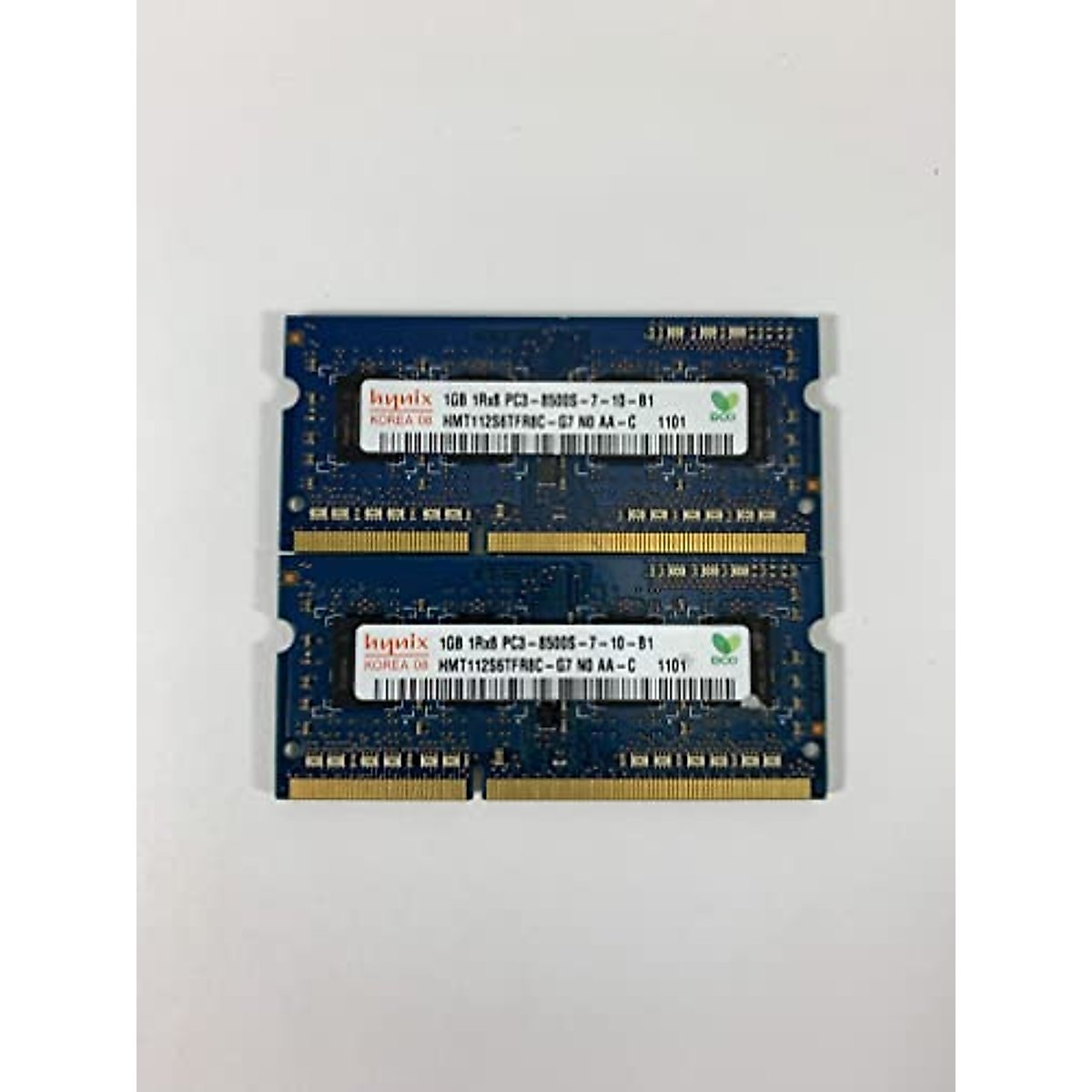 Laptop Ram Hynix 1GB PC3-8500S Memory HMT112S6TFR8C-G7 Computer mac Windows
