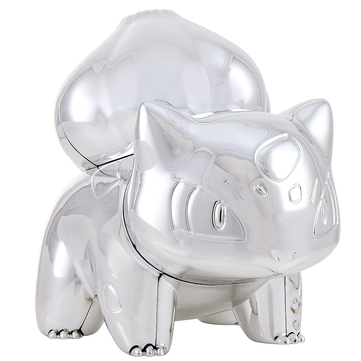 Pokemon 25th Celebration 3-inch Silver Bulbasaur Figure - Pokemon Fan Must Have Toy - Officially Licensed 25th Anniversary Product from Jazwares