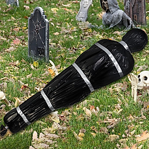 5 FT Hanging Corpse Dead Victim Props Halloween Decorations, Inflatable Halloween Decorations Outdoor, Halloween Inflatable Yard Decorations Halloween Props, Haunted Creepy House Halloween Decor Set