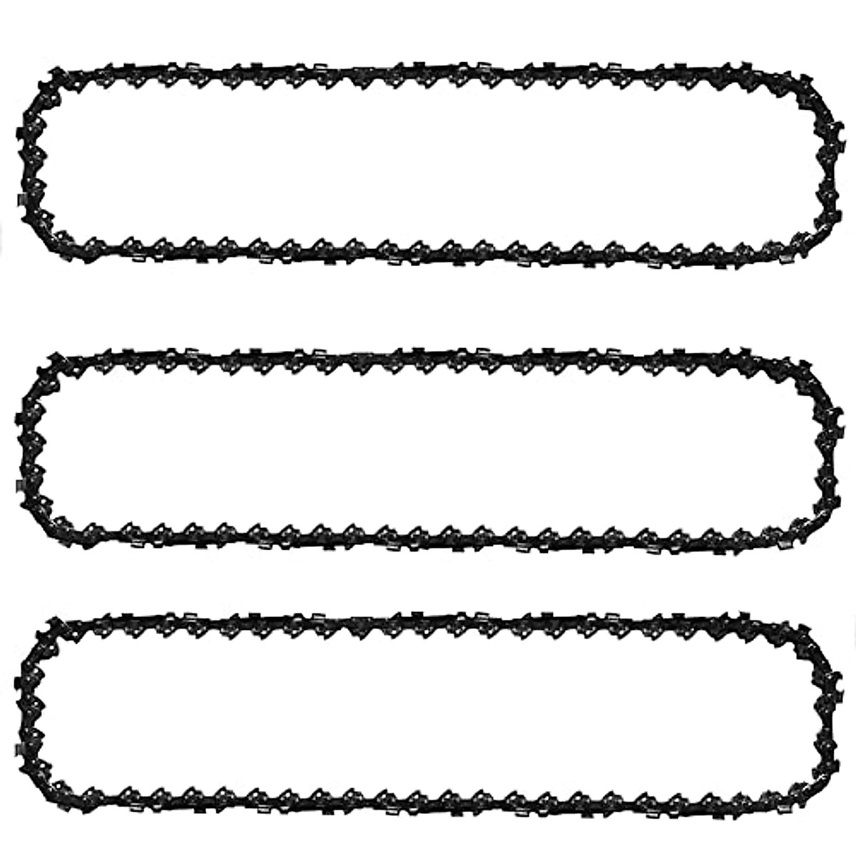 3-PACK 16" replacement chain for Worx WG300 WG303 WG303.1 WG304 Chainsaw Chain Blade 57DL 3/8LP .05