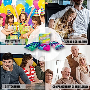 70Pcs Random Color Mini Pop Keychain Fidget Toy Push Bubble Pop Silicone Squeeze Sensory Toys Make Fun for Kids Anxiety Stress Reliever for Adults